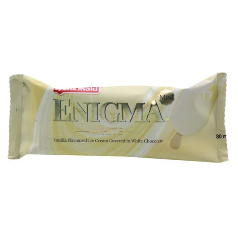 Buy Lyons Maid Enigma White Chocolate And Vanilla Mini Ice Cream 80ml ...