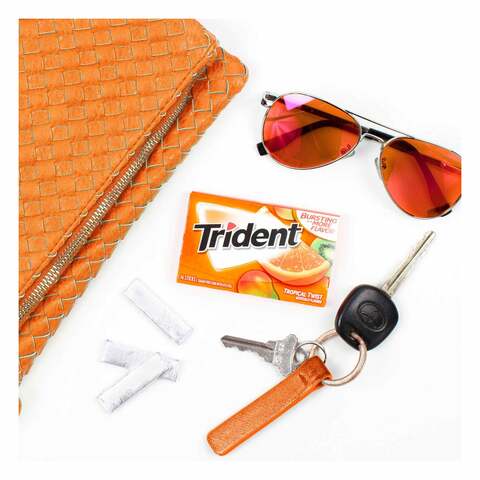 Buy Trident Tropical Twist Chewy Gum 14 Sticks Online - Carrefour Kenya