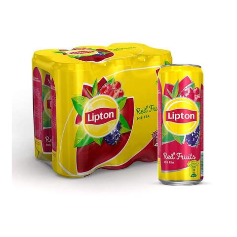 Lipton Red Fruit Ice Tea 290ml Pack of 6 price in UAE | Carrefour UAE ...