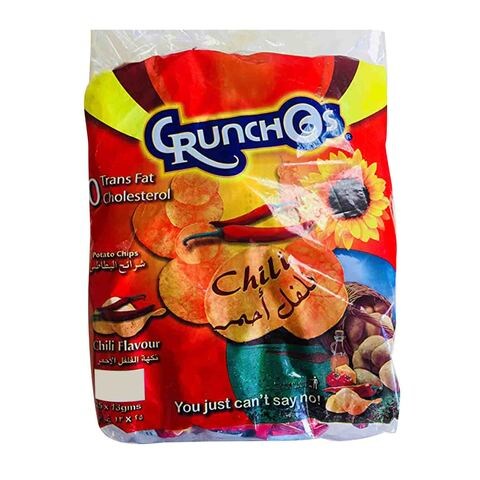 Crunchos Natural Chilli Potato Chips 25g price in UAE | Carrefour UAE ...