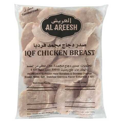 Al Areesh IQF Tenderized Chicken Breast 2kg price in UAE | Carrefour ...