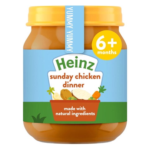 Buy Heinz Sunday Chicken Dinner Baby Food 6+ Months 120g Online ...