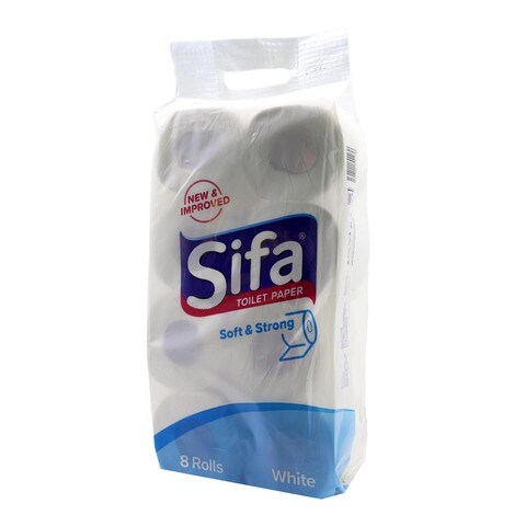 Buy SIFA TOILET ROLL WHITE X8 Online - Carrefour Kenya
