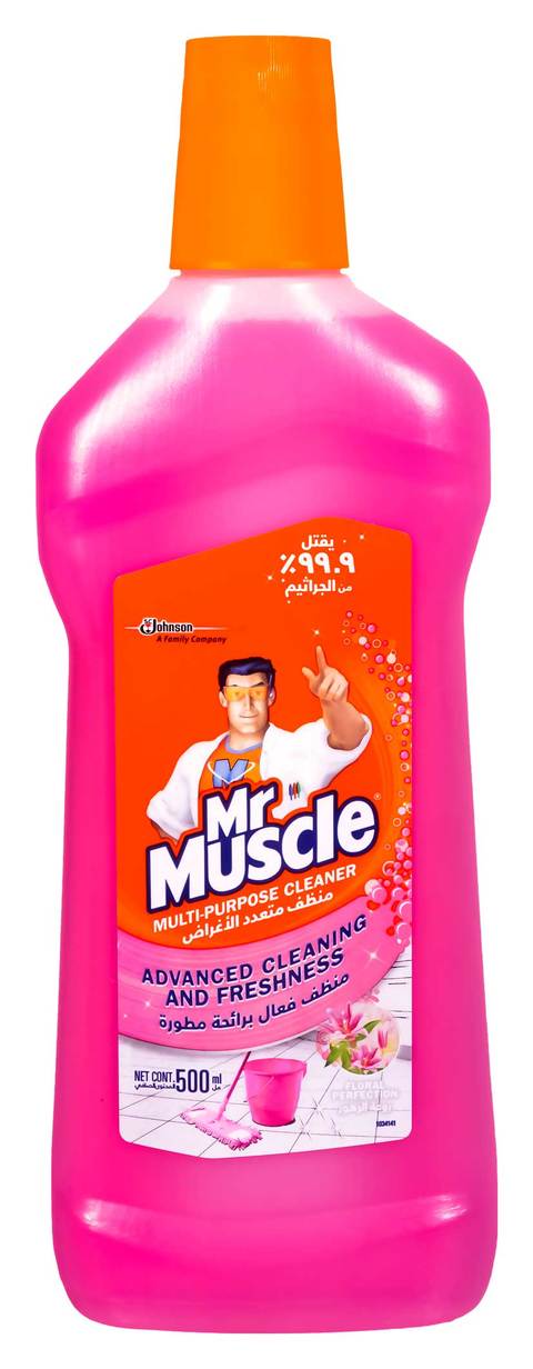 Mr. Muscle Multi-Purpose Cleaner - Floral Perfection Scent - 500ml ...