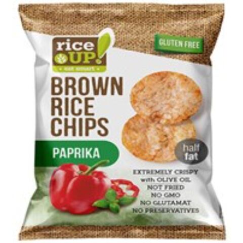 Rice Up Brown Rice Chips Paprika 60g price in UAE | Carrefour UAE ...