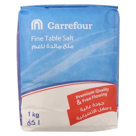Carrefour Fine Table Salt 1kg price in UAE | Carrefour UAE ...