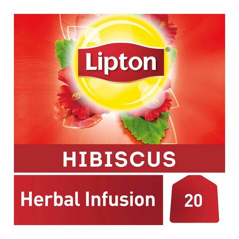 Lipton Herbal Infusion Tea Hibiscus 20 Teabags price in Saudi Arabia ...