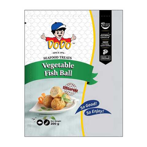 Dodo Vegetable Fish Ball 200g price in UAE | Carrefour UAE ...
