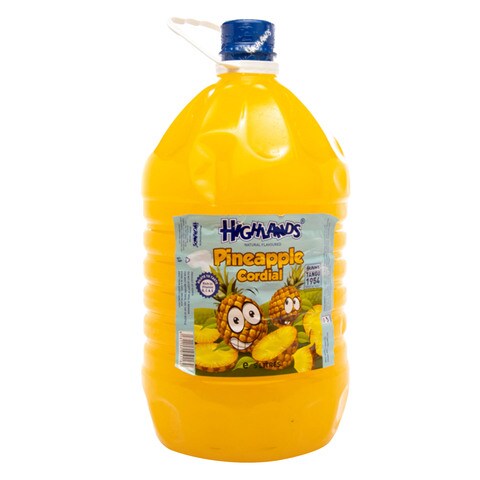 Buy Highlands Cordial Pineapple Soft Drink 5L Online - Carrefour Kenya