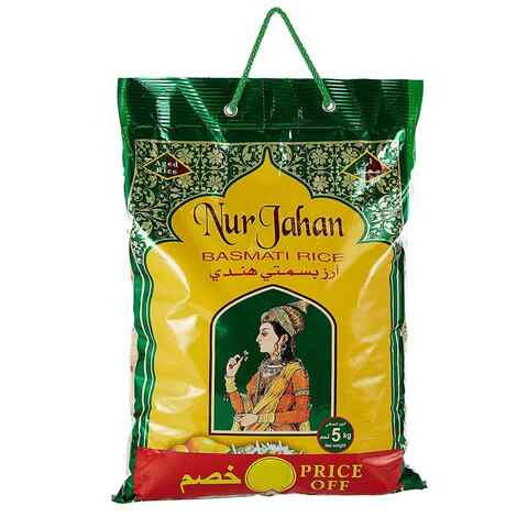Nur Jahan Basmati Rice 5kg price in UAE | Carrefour UAE | supermarket ...