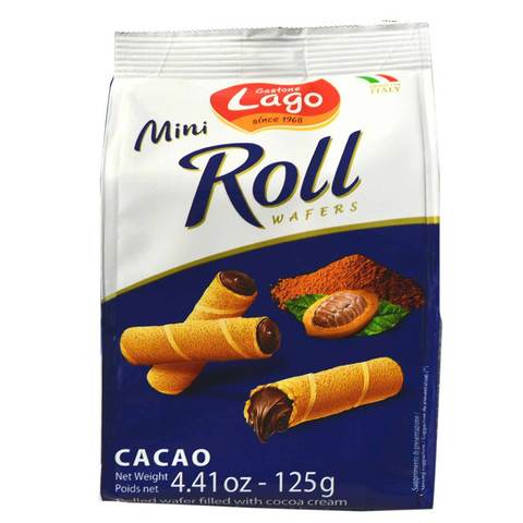 سعر Gastone Lago Mini Roll Cacao Wafers 125g فى الامارات | كارفور ...