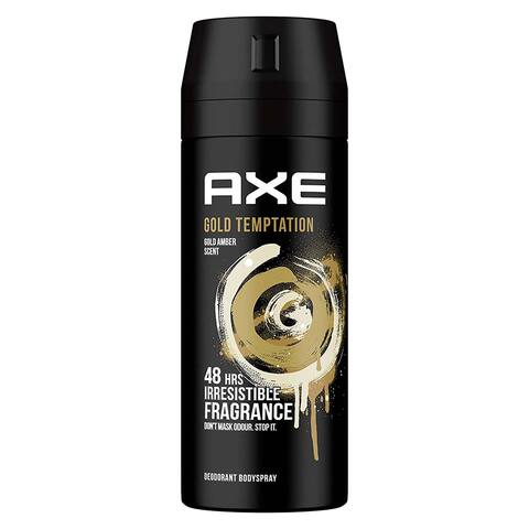 Buy Axe Gold Temptation Deodorant Spray for Men - 150ml Online - Shop ...