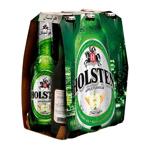 Holsten Apple Flavoured Non-Alcoholic Malt Beverage 330ml Pack of 6 ...
