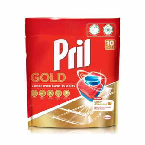 Pril Gold Dishwashing Tablets Blue 10 count price in UAE | Carrefour ...