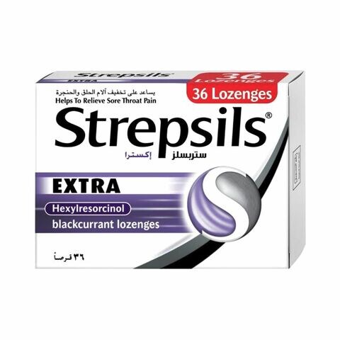 Strepsils extra blackcurrant lozenges 36 count price in Saudi Arabia ...