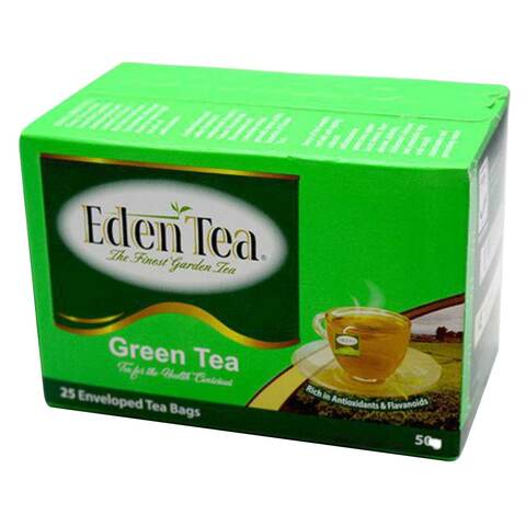 Buy Eden Tea Enveloped Green Tea Bags 50g (25 Pieces) Online ...