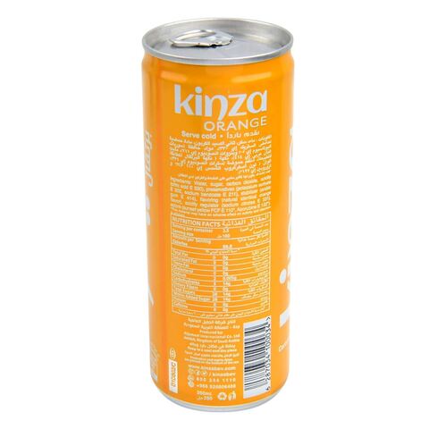 Buy Kinza Orange Carbonated Soft Drink 250ml Online | Carrefour Kuwait