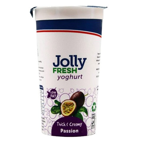 Buy Jolly Fresh Thick And Creamy Passion Yoghurt 250ml Online ...