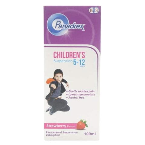 Buy PANADREX CHILDRENS SUSPENSION 100ML Online | Carrefour Kuwait