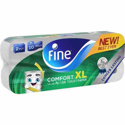 Fine Toilet Paper Comfort, XL, Absorbent, Sterilized, Soft, Flushable ...