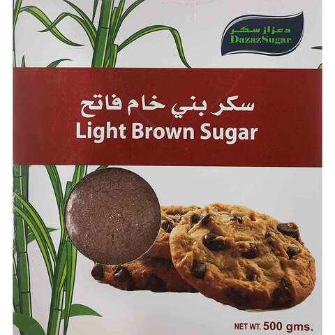 Dazaz Light Brown Sugar 500g price in Saudi Arabia | Carrefour Saudi ...