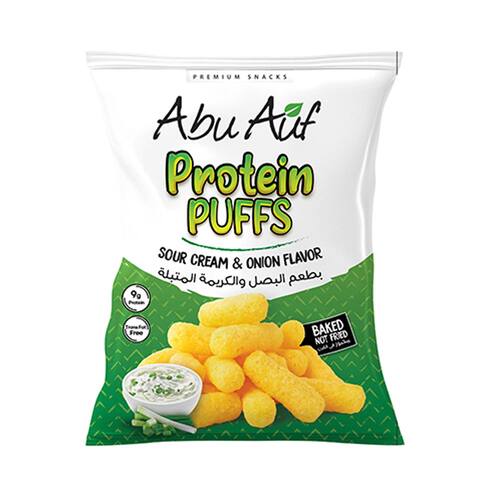Abu Auf Puffs Onion and Sour Cream - 60 gram Online | Carrefour Egypt