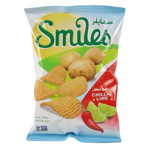 Smiles Chilli And Lime Potato Chips 27g price in Kuwait | Carrefour ...