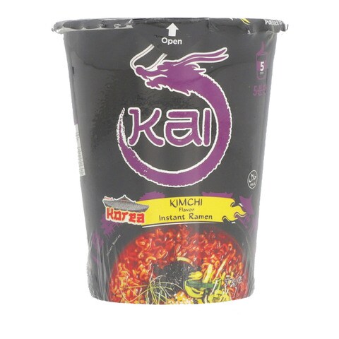Buy Kai Kimchi Flavor Instant Ramen Noodles 72 gr Online | Carrefour ...