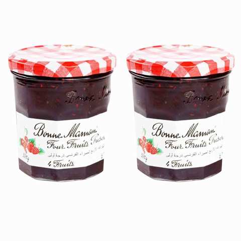 Bonne Maman Jam 4 Fruits 370g x Pack of 2 price in UAE | Carrefour UAE ...
