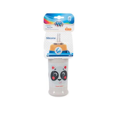 Canpol Non Spill kids Cup with Soft Straw - 350 ml - +12 Months - Beige ...