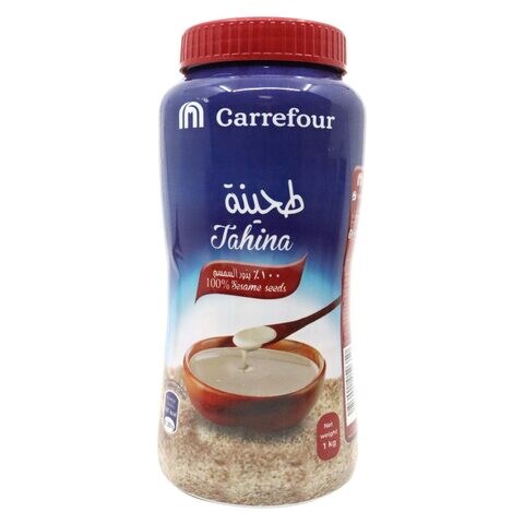 Carrefour 100% Sesame Seeds Tahina Cream 1kg price in UAE | Carrefour ...