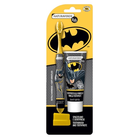 Naturaverde Batman Themed Vanilla Toothpaste 25ml With Toothbrush ...