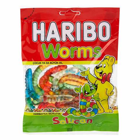 Buy Haribo Gummy Worms - 160 Gram Online - Shop Food Cupboard on ...