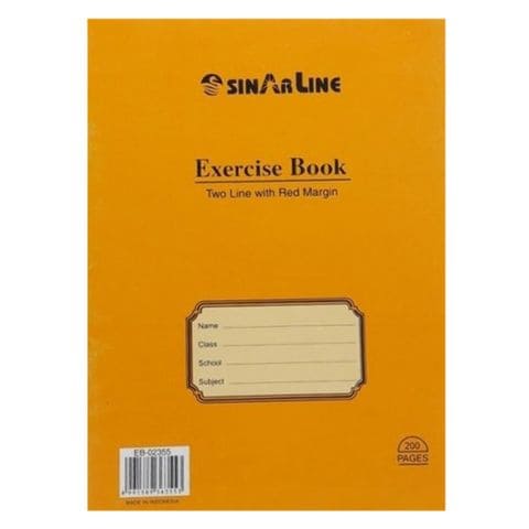 Sinarline Two Lined Exercise Book 100 Sheets Orange price in UAE ...