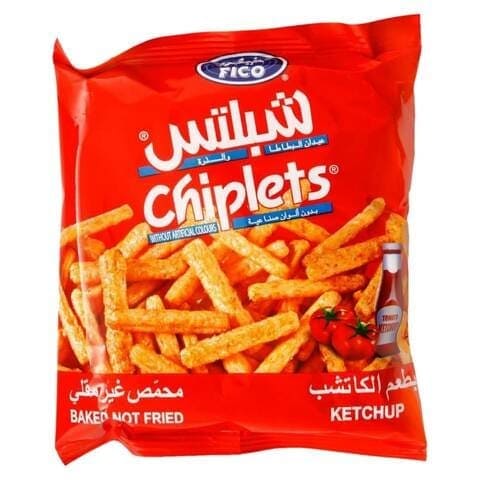 Fico Chiplets Ketchup Potato Corn Sticks Chips 20 gr price in Kuwait ...