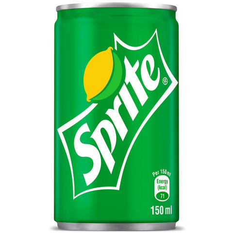 Sprite Regular Lemon Lime Flavored Carbonated Soft Drink Can 150ml ...