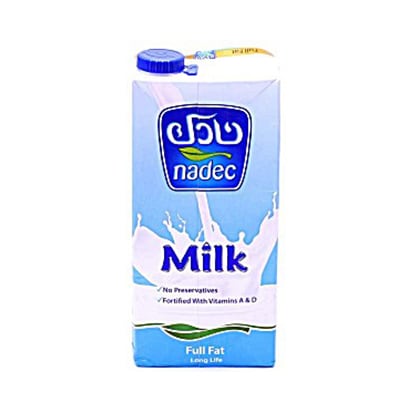 Buy Nadec Full Cream Liquid Milk Full Fat 1L Online - Shop Fresh Food ...