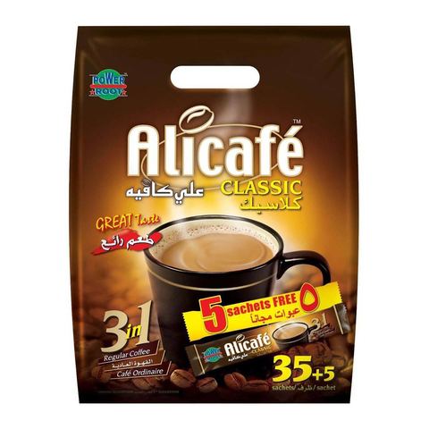 Alicafe Classic 3 In 1 Regular Coffee 20g X 35 Sachets price in Saudi ...
