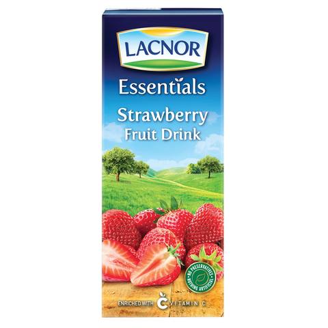 Lacnor Essentials Strawberry Fruit Drink 180ml price in UAE | Carrefour ...