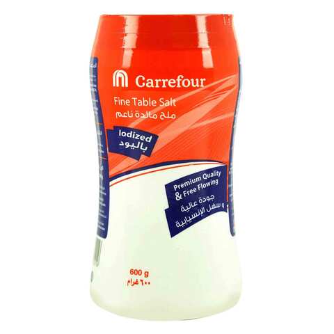 Carrefour Iodized Fine Table Salt 600g price in Kuwait | Carrefour ...