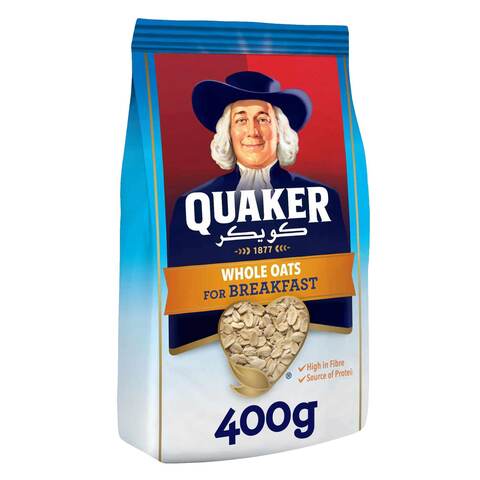 QUAKER WHOLE OAT FLAKES 400G price in Kuwait | Carrefour Kuwait ...