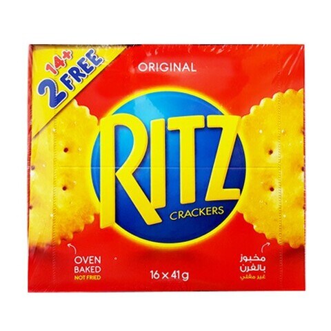 Ritz Crackers Biscuit 41g x Pack Of 14+2 price in Kuwait | Carrefour ...
