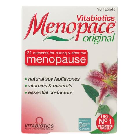 Buy Vitabiotics Menopace Original 21 Nutrients Menopause Supplements 30 ...