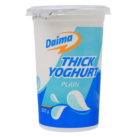 Buy Daima Thick Natural Plain Yoghurt 500g Online - Carrefour Kenya
