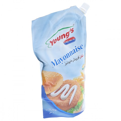 Buy Young'S Mayonnaise Stand Up Pouch 1 lt Online | Carrefour Pakistan
