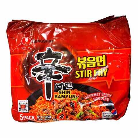 Nongshim Shin Ramyun Stir Fry Noodle 131g Pack of 5 price in UAE ...