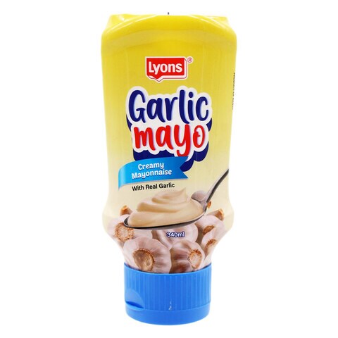 Buy Lyons Garlic Mayo Creamy Mayonnaise 340ml Online - Carrefour Kenya