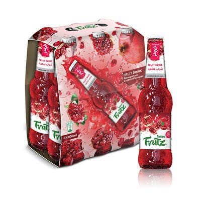 Tropicana Frutz Peach And Pomegranate Cocktail Sparkling Drink Bottle ...