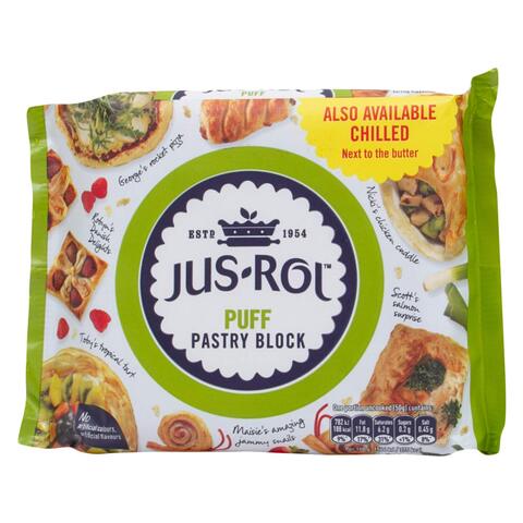 Jus Rol Frozen Puff Pastry Block 500g price in Kuwait | Carrefour ...