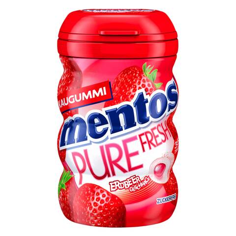 Buy Mentos Strawberry Chewing Gum 35 Pieces Online - Carrefour Kenya